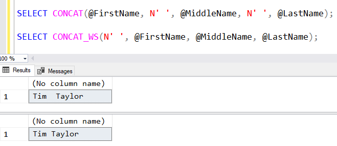 Sql Concatenating Column Values As Strings In T Sql Using Concat And Concatws The Bit Bucket