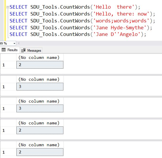 SDU Tools: Count Words in T-SQL - The Bit Bucket