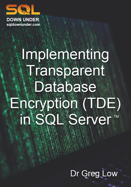 New free eBook for SDU Insiders - Implementing Transparent Database Encryption (TDE) in SQL ...
