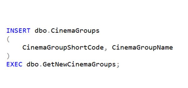 T-SQL 101: 138 Inserting Rows Returned by a SQL Server Stored Procedure ... T-SQL 101: 138 Inserting Rows Returned by a SQL Server Stored Procedure ...