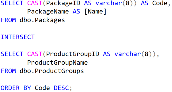 T-SQL 101: 113 Finding Common Data with INTERSECT - The Bit Bucket T-SQL 101: 113 Finding Common Data with INTERSECT - The Bit Bucket