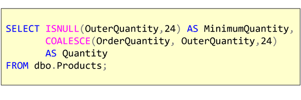 T-SQL 101: 79 Replacing NULL values with ISNULL, COALESCE - The Bit Bucket