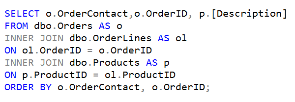 T-SQL 101: 108 Joining more than two tables - The Bit Bucket T-SQL 101: 108 Joining more than two tables - The Bit Bucket