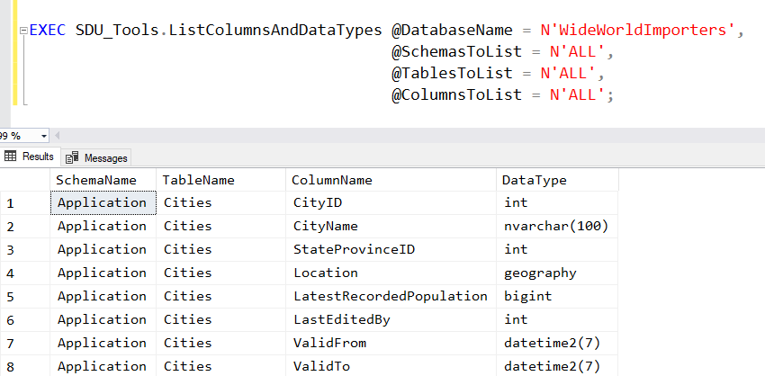 SDU Tools: List all columns and data types in a SQL Server database ...