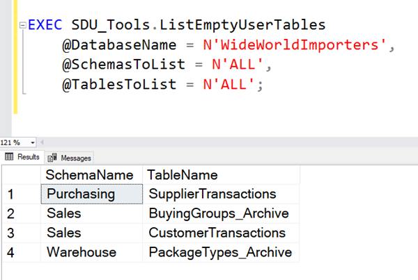 SDU Tools: List empty user tables in SQL Server - The Bit Bucket SDU Tools: List empty user tables in SQL Server - The Bit Bucket