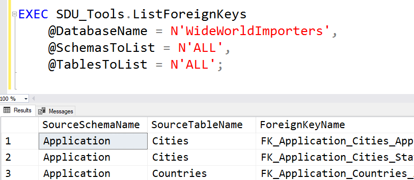 SDU Tools: List Foreign Keys in a SQL Server Database - The Bit Bucket