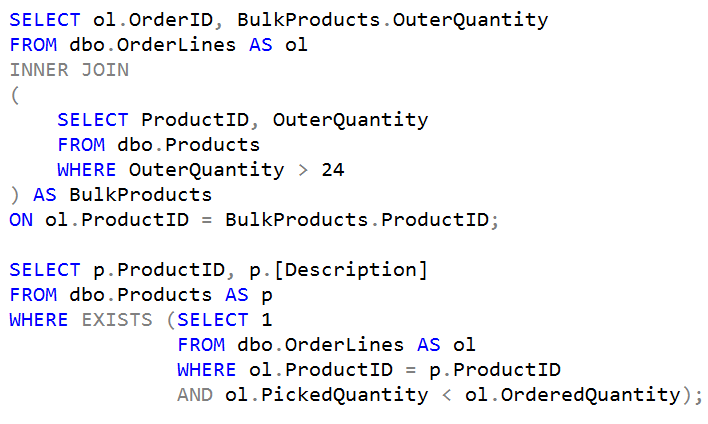 T-SQL 101: 120 Nested vs Correlated Subqueries in SQL Server T-SQL ... T-SQL 101: 120 Nested vs Correlated Subqueries in SQL Server T-SQL ...