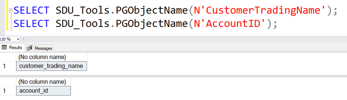 Sdu Tools Migrate Sql Server Object Names To Postgresql Names The