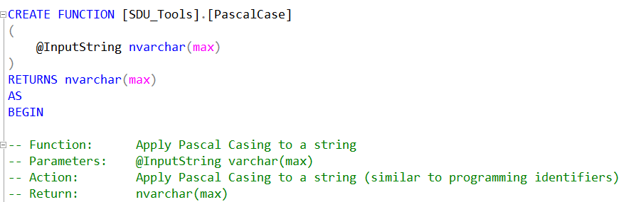 Sdu Tools Converting T Sql Strings To Pascalcase Or Camelcase The Bit Bucket
