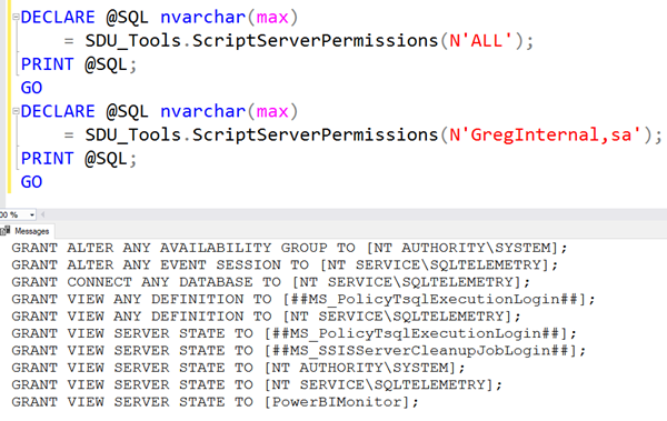 SDU Tools: Script Server Permissions in SQL Server - The Bit Bucket SDU Tools: Script Server Permissions in SQL Server - The Bit Bucket