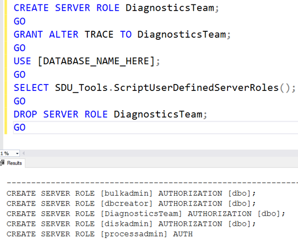 SDU Tools: Script User Defined Server Roles in SQL Server - The Bit Bucket SDU Tools: Script User Defined Server Roles in SQL Server - The Bit Bucket