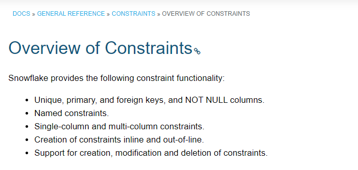 Snowflake for SQL Server Users - Part 16 - Primary and Foreign Key ...