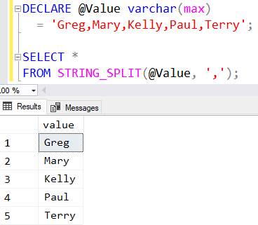 SDU Tools: New T-SQL Statement: STRING_SPLIT plus Split Delimited String Tool - The Bit Bucket