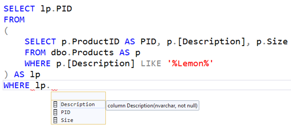 T-SQL 101: 116 Using Subqueries in SQL Server T-SQL - The Bit Bucket T-SQL 101: 116 Using Subqueries in SQL Server T-SQL - The Bit Bucket